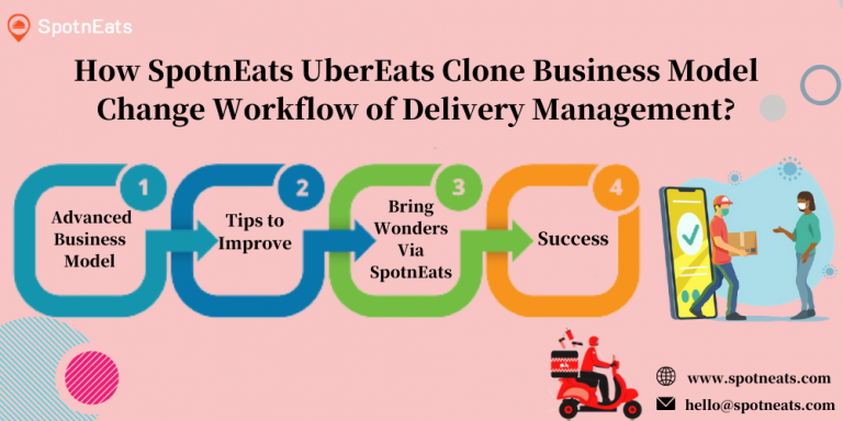 How SpotnEats UberEats Clone Business Model Change Workflow of Delivery ...