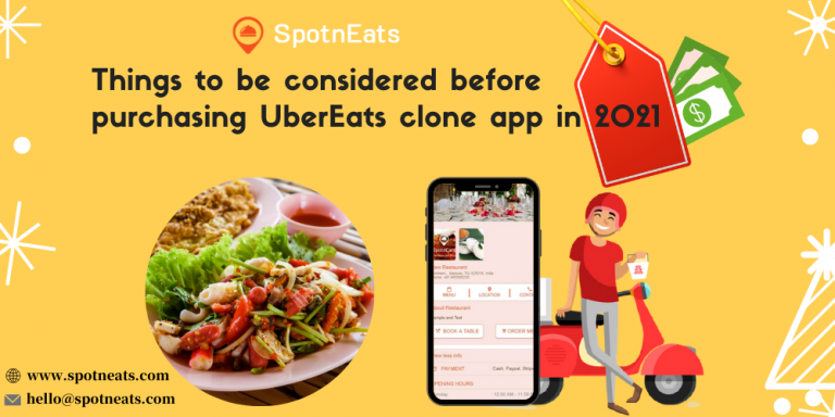Things to be Considered Before Purchasing UberEats Clone App in 2021 ...
