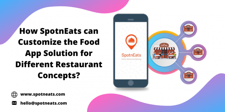 How Spotneats Can Customize The Food App Solution For Different